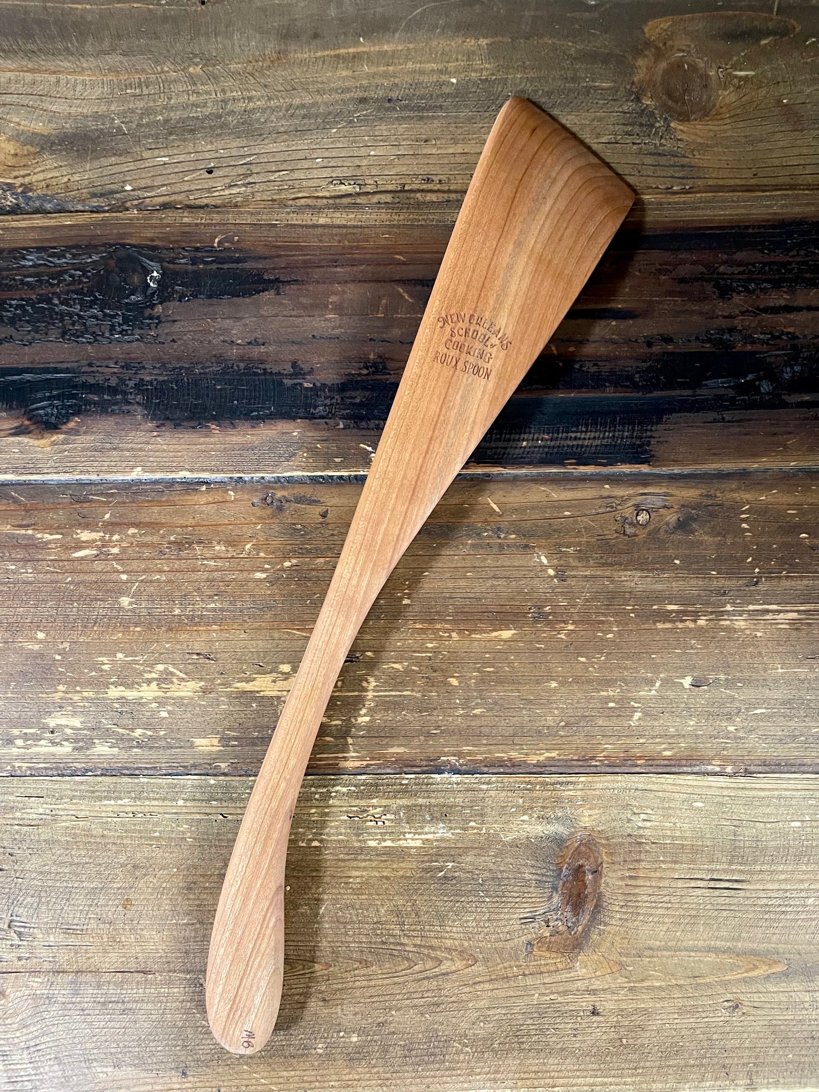 Handcrafted Authentic Louisiana Roux Spoon - New Orleans School of Cooking